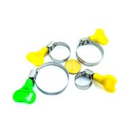 China ROHS Quick Pinch Type Adjustable Hose Clamps With Handle for sale