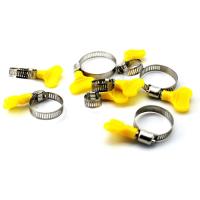 China ROHS Quick Pinch Type Adjustable Hose Clamps With Handle for sale