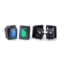China 16A 250V 4 PIN Waterproof Lighted Rocker Switch for sale
