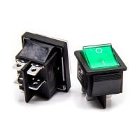China On Off Switch 4 Pin 2 Position 16a 250v Rocker Switch With Waterproof Cover for sale