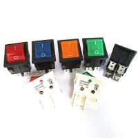 China Kcd4 On Off 20a 25a 30a 4 Pins Lighted Rocker Switch for sale