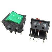 China KCD4 DPST 4 Pin On Off Illuminated 30A 250VAC Waterproof Rocker Switch T85 for sale