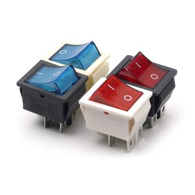 China Ship Type Rocker Switch 16A 250VAC with Waterproof Cap CE CQC TUV Approved for sale