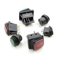 China Ship Type Rocker Switch 16A 250VAC with Waterproof Cap CE CQC TUV Approved for sale