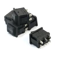 China Kcd1 21*15 6 Pins Dpdt On Off On Rocker Switch for sale