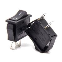 China KCD3 Single Pole Black 2 Position On Off Rocker Switch 16A 250VAC for sale