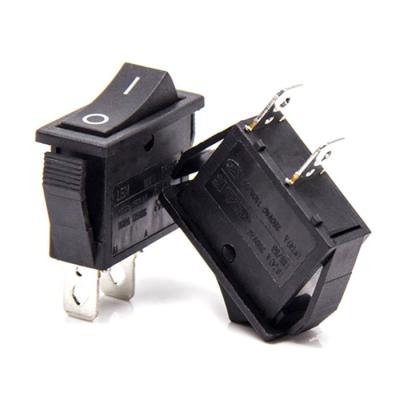China KCD3 Single Pole Black 2 Position On Off Rocker Switch 16A 250VAC for sale