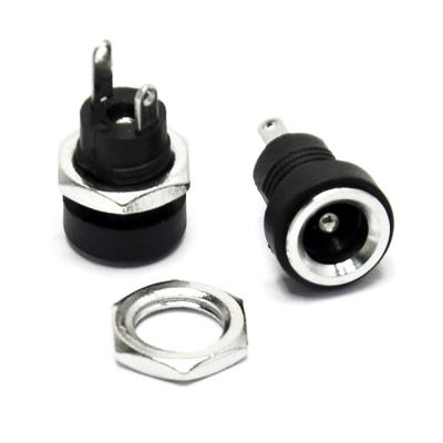 China 5.5mm X 2.1mm CQC Dc Power Jack Female Panel Mount Connector for sale