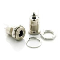 China DC099 5.5mm x 2.5mm Metal Waterproof 2A DC Power Jack Connector Panel Mount for sale
