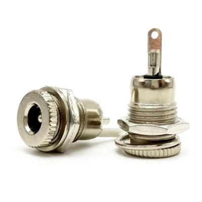 China DC099 5.5mm x 2.5mm Metal Waterproof 2A DC Power Jack Connector Panel Mount for sale