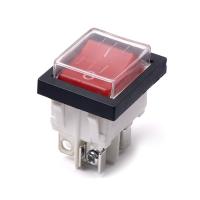 China Screw Terminal KCD4 16A Rocker Switch 250V T125 32x25mm for sale