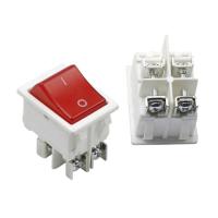 China Screw Terminal KCD4 16A Rocker Switch 250V T125 32x25mm for sale