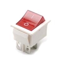 China DPDT On Off Rocker Switch with Light 4 Pin T85 16A 250V for sale