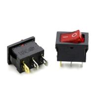 China SPST 3 Pin On Off Miniature Rocker Switch 6A 250VAC TUV CE CQC ROHS for sale