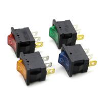 China SPST 3 Pin On Off Miniature Rocker Switch 6A 250VAC TUV CE CQC ROHS for sale