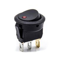 China 3 Pin Snap In Round Rocker Switch ON OFF SPST 12V 20A for Car Boat Marine for sale