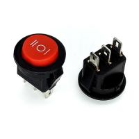 China KCD2 3 Pin 2 Pin 3 Position Locking Round Rocker Switch Dashboard Panel for sale