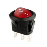 China KCD2 3 Pin 2 Pin 3 Position Locking Round Rocker Switch Dashboard Panel for sale