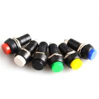 China 12mm Red Waterproof Momentary Push Button Switch 3A 125VAC Off On Horn Doorbell for sale