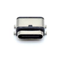 China Waterproof USB Type C 6P Sinking IPX7 Connector Smt for sale