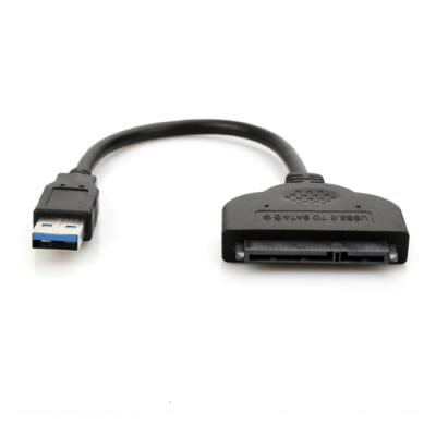 China USB 3.0 Male to SATA 7+15P Male Adapter Cable for 2.5 Inch SSD HDD 5 Gbps for sale