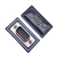 China Waterproof D - SUB 9P Male Vertical DIP IP67 Connector for sale