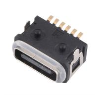 China Usb Type C Female 6p Smt Ip67 Waterproof Electrical Connector for sale