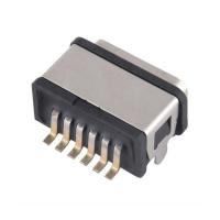 China Usb Type C Female 6p Smt Ip67 Waterproof Electrical Connector for sale