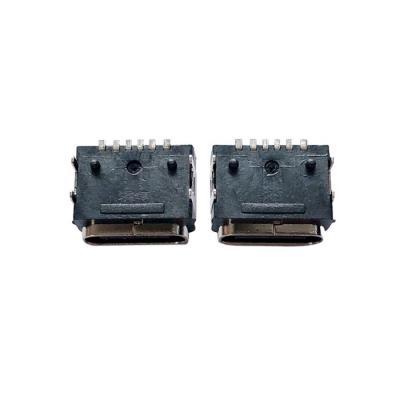 China 6P Female SMT IPX7 Usb C Type Connector As Waterproof Electrical Connector for sale