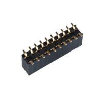 China 2.0MM Pitch Female Header Dual Row 180Degree Dip Connector for sale