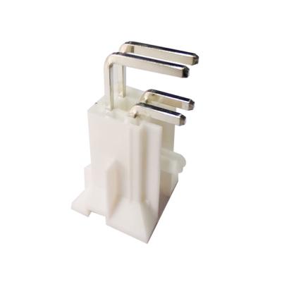 China Wafer 3.0mm Pitch Dual Row 2x2P Female Right Angle DIP Connector 6A 500V for sale
