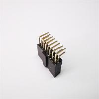 China 2.0mm Pitch 2x8P Female Pin Header 90 Degree DIP Connector Gold Plating for sale