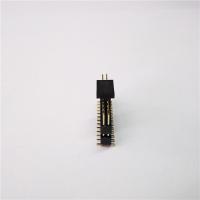 China 1.27mm 2X12P Pin Header Right Angle Connector Smt With Double Plastic for sale