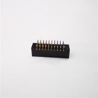 China 1.27mm 2X12P Pin Header Right Angle Connector Smt With Double Plastic for sale
