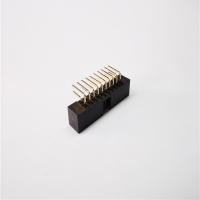 China 2 X 10p Box Header Right Angle Dip Waterproof Electrical Wire Connectors 2.0mm Pitch for sale