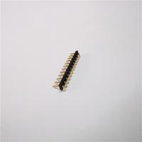 China 2.54mm Single Row 12P Pin Header Right Angle DIP Waterproof Electrical Connector for sale