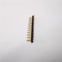 China 2.54mm Single Row 12P Pin Header Right Angle DIP Waterproof Electrical Connector for sale