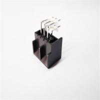 China 2 X 3P Female Right Angle DIP 2.54mm Wafer Connector for sale