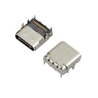 China USB 3.1 Type C Female Right Angle SMT + DIP With Shield for sale