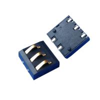 China 4.0mm Pitch 3 Pin Male Right Angle SMT Battery Connector for Bourns 3A 60V for sale