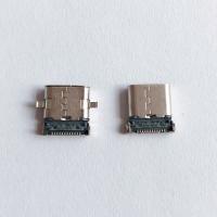 China USB Type C 3.1 Female SMT + DIP PCB Mount 90 Degree Connector for sale
