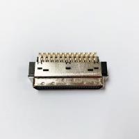 China SCSI 50P Male Solder Type Full Gold Plated Connector With Plastic Shell for sale