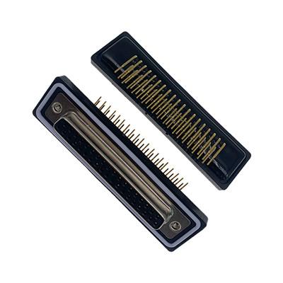 China Waterproof IP67 D - SUB 37P Female Right Angle DIP Connector for sale