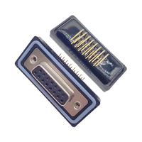 China Waterproof IP67 D - SUB 37P Female Right Angle DIP Connector for sale