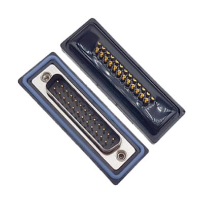 China Waterproof IP67 D - SUB 25P Male Solder Type Connector for sale