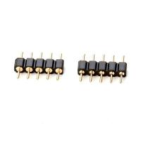 China Single Row 2.0MM Pitch 1 X 5Pin Pin Header Vertical DIP Full Gold Connector for sale