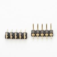 China Single Row 2.0MM Pitch 1 X 5Pin Pin Header Vertical DIP Full Gold Connector for sale