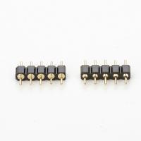 China 2.54MM Pitch Single Row Right Angle Dip Machined Pin Connector for sale