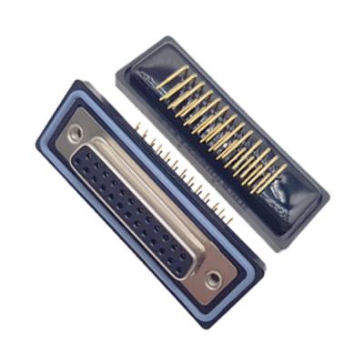 China Waterproof IP67 D - SUB 25P Female 90 Degree DIP Connector for sale