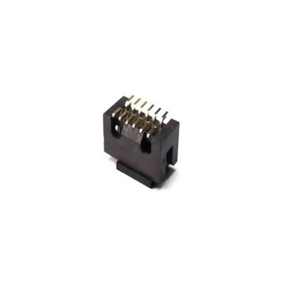 China 1.27MM Pitch 2X6P Box Header 90 Degree SMT Connector for sale